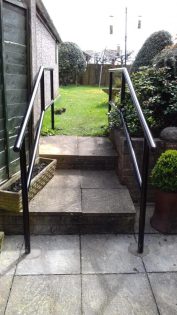 Double railed tubular handrail 1 meter - PHG Stair Spindles Direct Wigan