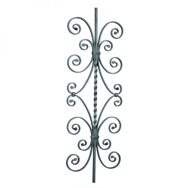 Ronda Twisted Panel Spindle - PHG Stair Spindles Direct Wigan