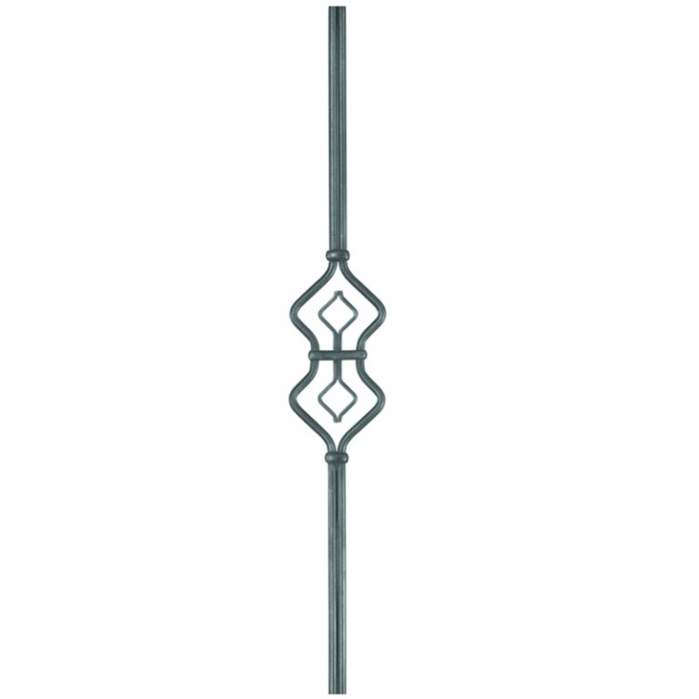 Small Cadiz Smooth Panel Spindle - PHG Stair Spindles Direct Wigan