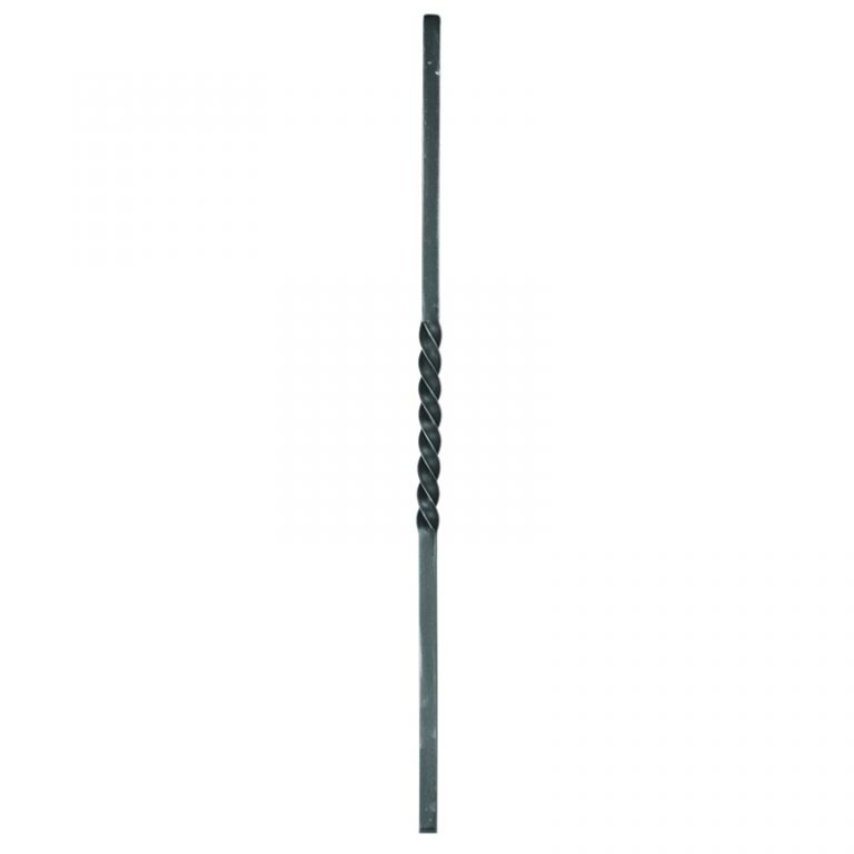 Tight Twist Wrought Iron Newel Post - PHG Stair Spindles Direct Wigan
